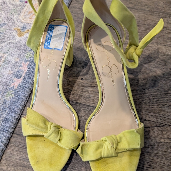 Jessica Simpson | Shoes | Jessica Simpson Lime Green Bow Sandals | Poshmark